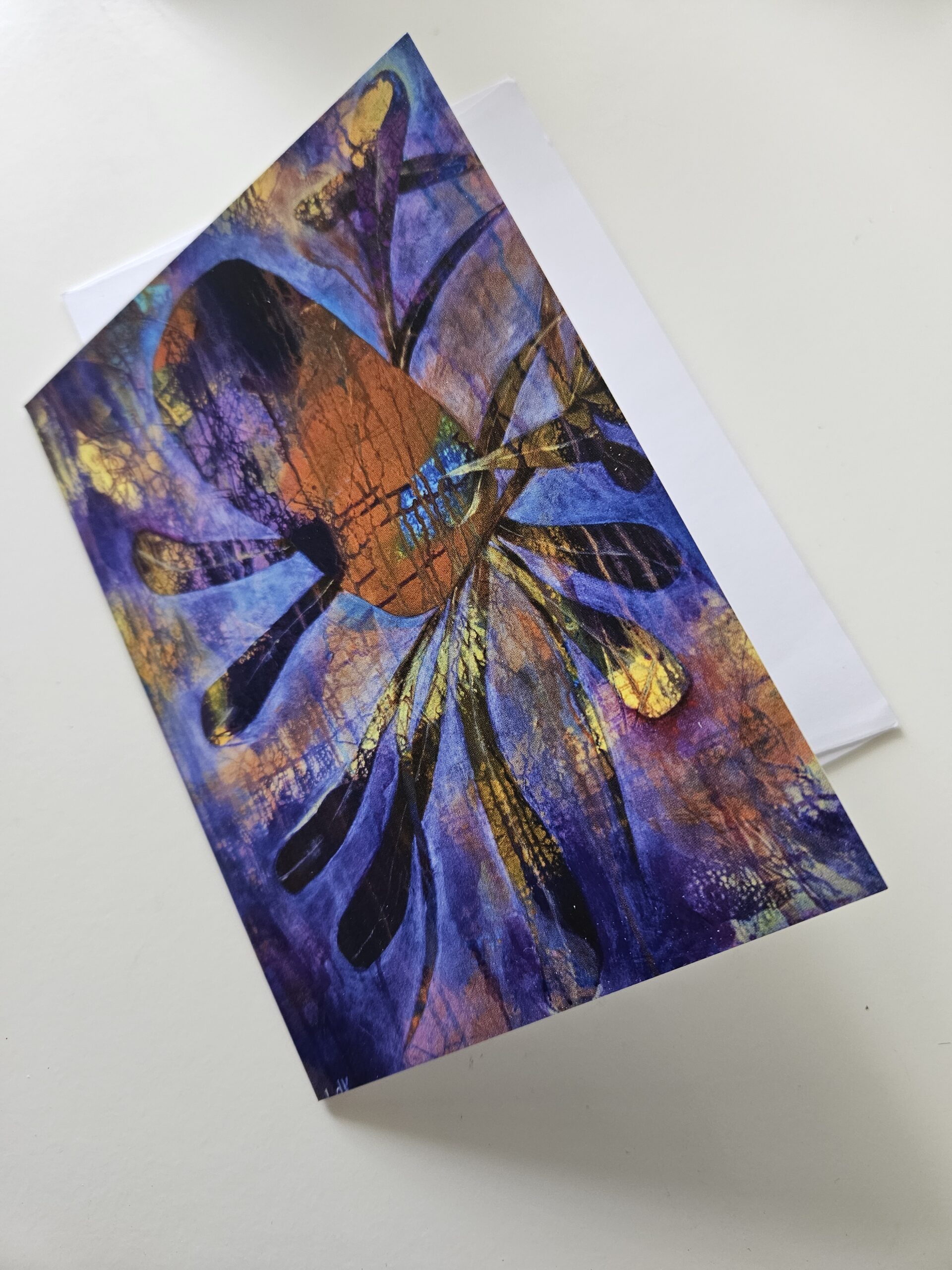 Greeting Card - Touch of Fire - Liz de Koning